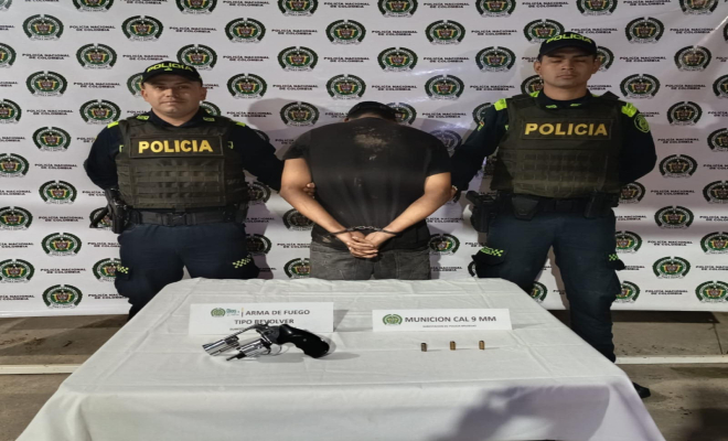 Capturado en flagrancia por el delito de fabricación, tráfico y porte de armas de fuego y/o ...